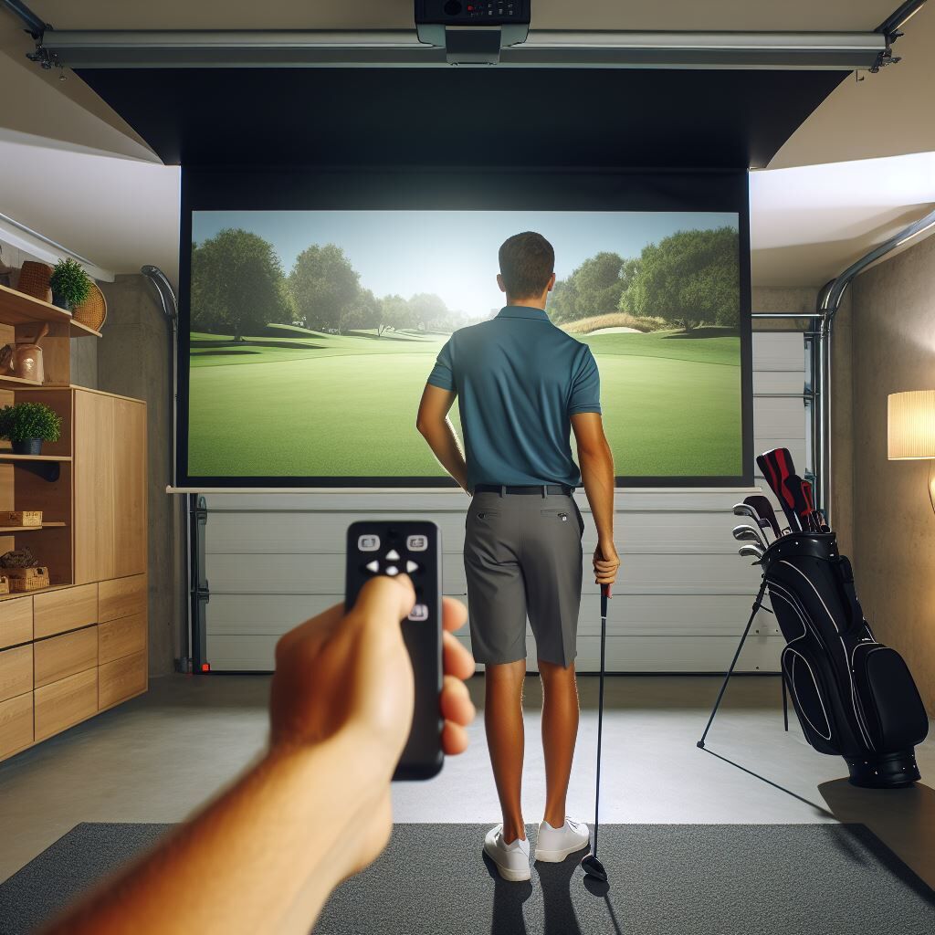 Best Retractable Golf Impact Screen - Golf Simulator Enclosure